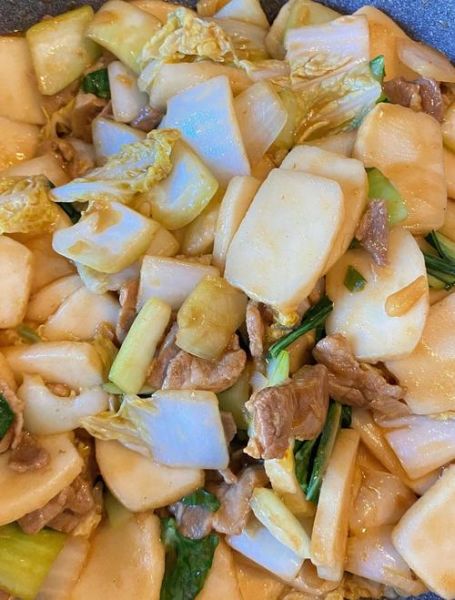 炒年糕片怎么做_家常炒年糕片的做法步骤-第1张图片-山城妙识