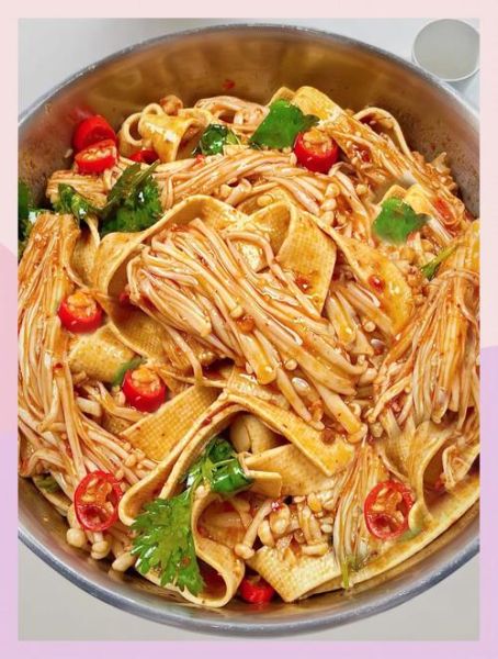 豆皮金针菇怎么做_豆皮金针菇的家常做法-第1张图片-山城妙识