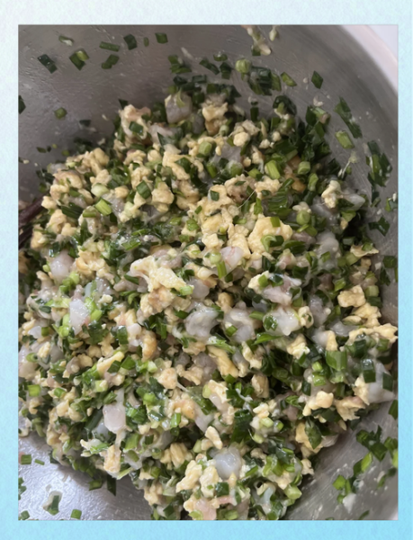 韭菜鸡蛋虾仁馅怎么调_韭菜鸡蛋虾仁馅要不要焯水-第1张图片-山城妙识 韭菜鸡蛋虾仁馅怎么调_韭菜鸡蛋虾仁馅要不要焯水-第1张图片-山城妙识