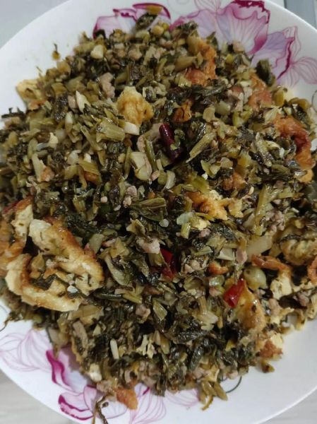 雪里红炒肉末怎么做_雪里红炒肉末家常做法-第1张图片-山城妙识 雪里红炒肉末怎么做_雪里红炒肉末家常做法-第1张图片-山城妙识