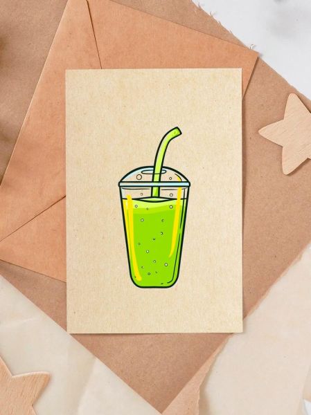 果汁简笔画彩色怎么画_彩色果汁杯教程-第1张图片-山城妙识 果汁简笔画彩色怎么画_彩色果汁杯教程-第1张图片-山城妙识