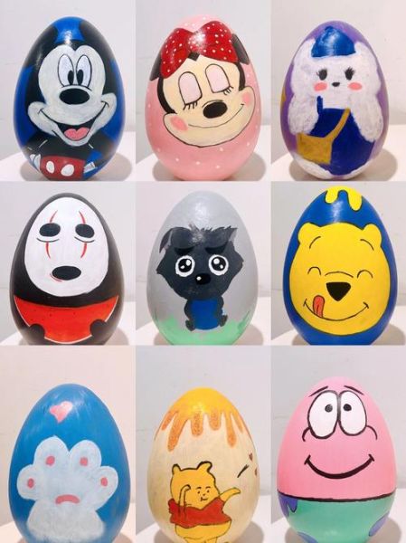 鸡蛋涂鸦图片大全_鸡蛋涂鸦怎么画-第1张图片-山城妙识