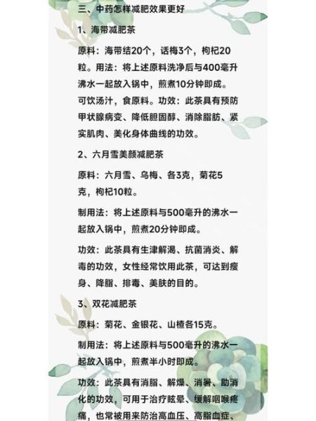 自制减肥茶怎么做_减肥茶配方大全-第2张图片-山城妙识