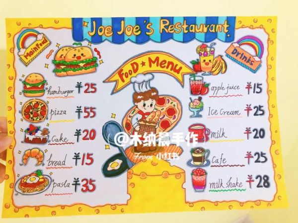西餐菜单手绘_如何看懂手绘菜单-第3张图片-山城妙识 西餐菜单手绘_如何看懂手绘菜单-第3张图片-山城妙识