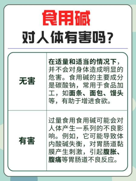 食用碱的功效与作用及禁忌_食用碱吃多了会怎样-第3张图片-山城妙识