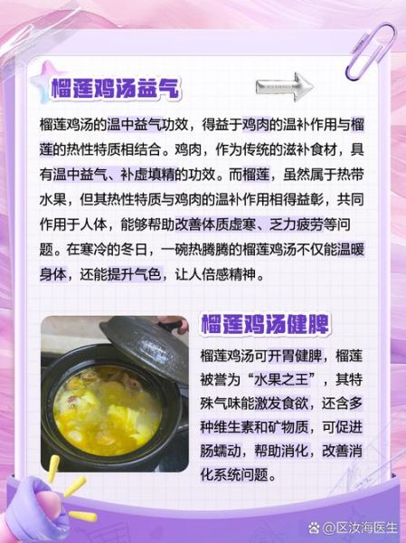 榴莲鸡汤的做法_榴莲鸡汤的功效-第1张图片-山城妙识