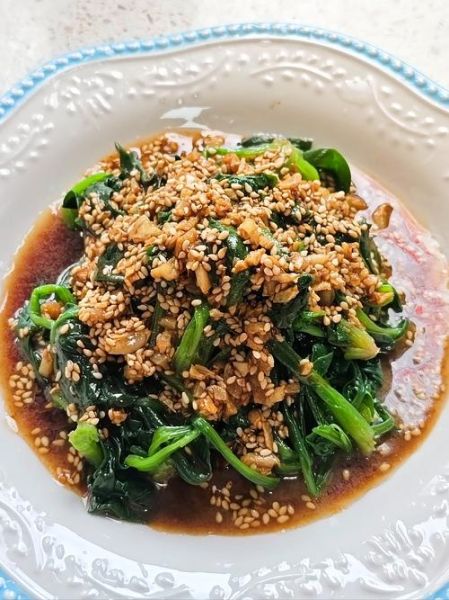 麻酱菠菜怎么凉拌好吃_麻酱菠菜凉拌做法窍门-第1张图片-山城妙识 麻酱菠菜怎么凉拌好吃_麻酱菠菜凉拌做法窍门-第1张图片-山城妙识