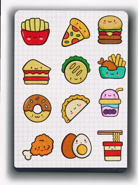 简笔画小零食怎么画_萌萌零食手绘教程-第2张图片-山城妙识