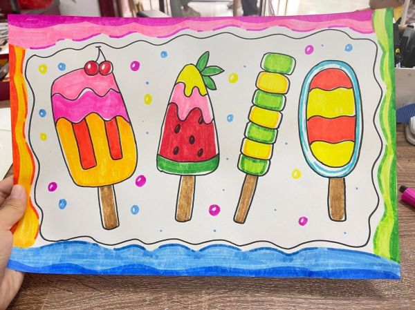 冰棍简笔画怎么画_冰棍简笔画步骤-第1张图片-山城妙识 冰棍简笔画怎么画_冰棍简笔画步骤-第1张图片-山城妙识