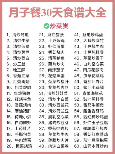 月子餐30天食谱顺产_顺产月子餐怎么吃-第1张图片-山城妙识 月子餐30天食谱顺产_顺产月子餐怎么吃-第1张图片-山城妙识