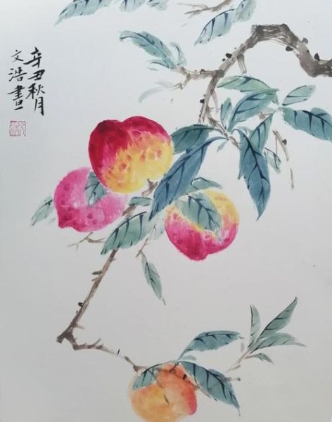 寿桃图片怎么画_寿桃绘画步骤详解-第1张图片-山城妙识 寿桃图片怎么画_寿桃绘画步骤详解-第1张图片-山城妙识