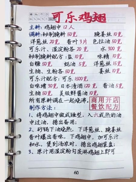 可乐鸡翅热量高吗_可乐鸡翅营养成分表-第1张图片-山城妙识