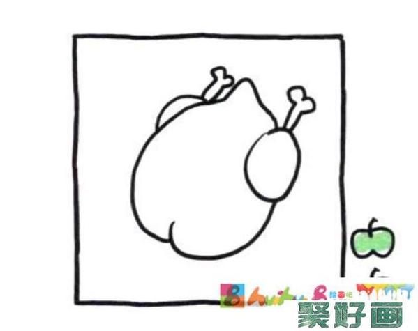 烤鸡简笔画怎么画_烤鸡简笔画步骤-第1张图片-山城妙识 烤鸡简笔画怎么画_烤鸡简笔画步骤-第1张图片-山城妙识