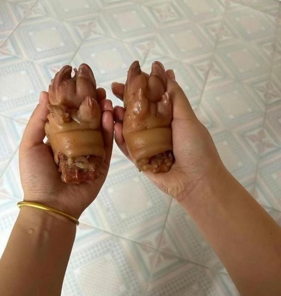 猪蹄手图片搞笑_猪蹄手表情包怎么制作-第1张图片-山城妙识 猪蹄手图片搞笑_猪蹄手表情包怎么制作-第1张图片-山城妙识