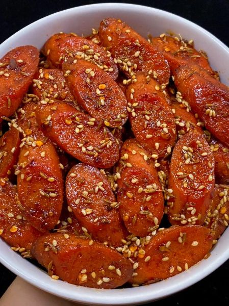孜然火腿肠怎么做好吃_孜然火腿肠空气炸锅做法-第1张图片-山城妙识