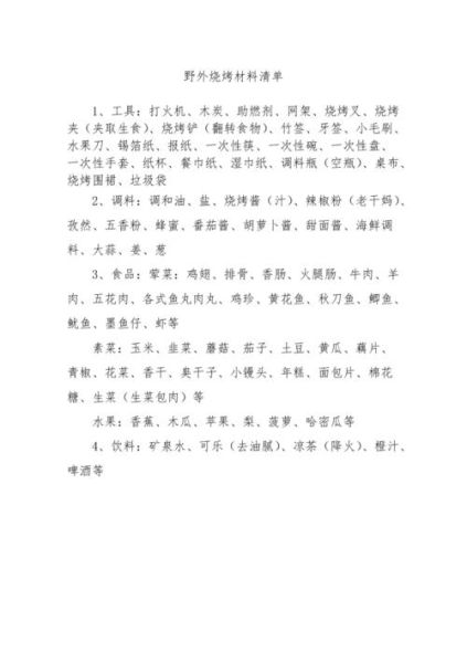 烧烤食材清单大全_哪些食材最适合户外烧烤-第3张图片-山城妙识 烧烤食材清单大全_哪些食材最适合户外烧烤-第3张图片-山城妙识