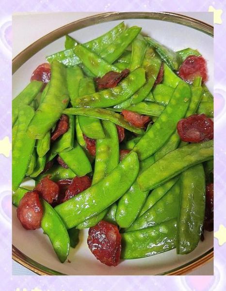 腊肠荷兰豆怎么炒好吃_腊肠荷兰豆的家常做法-第3张图片-山城妙识